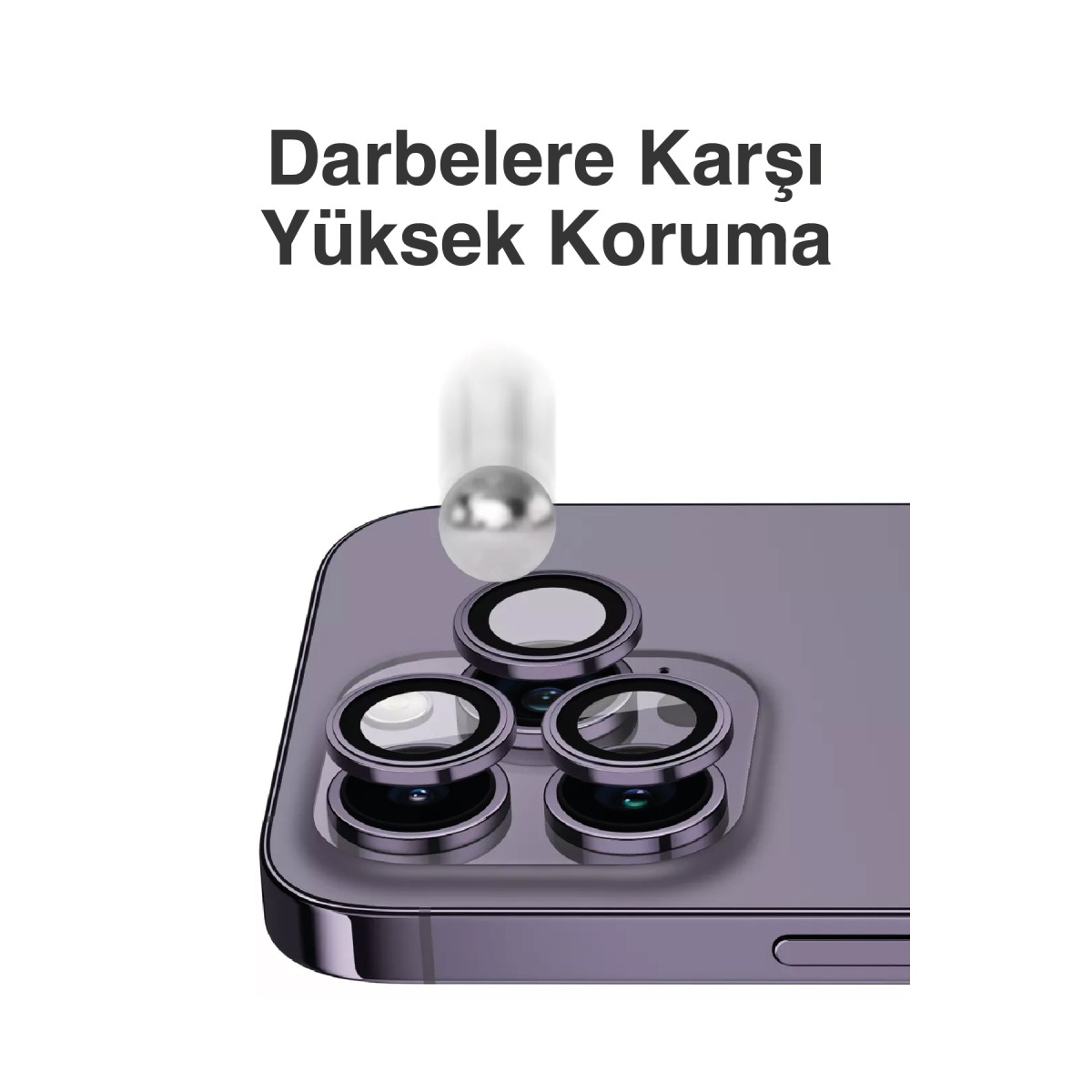 iPhone 13 Pro Kamera Koruyucu Lens Koruyucu